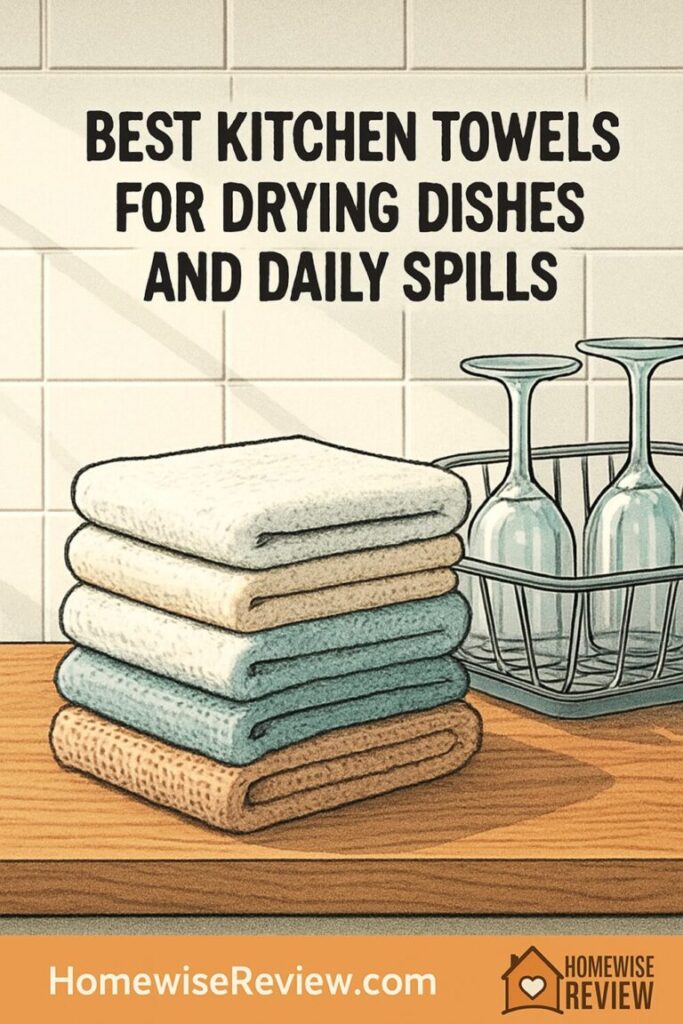 Kitchen Towels That Make Drying Dishes and Spills Easier